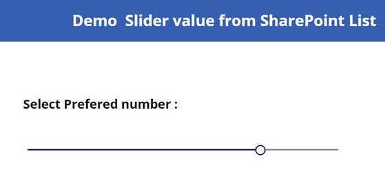 Power Apps Bind Default Values From Sharepoint Using Slider Control